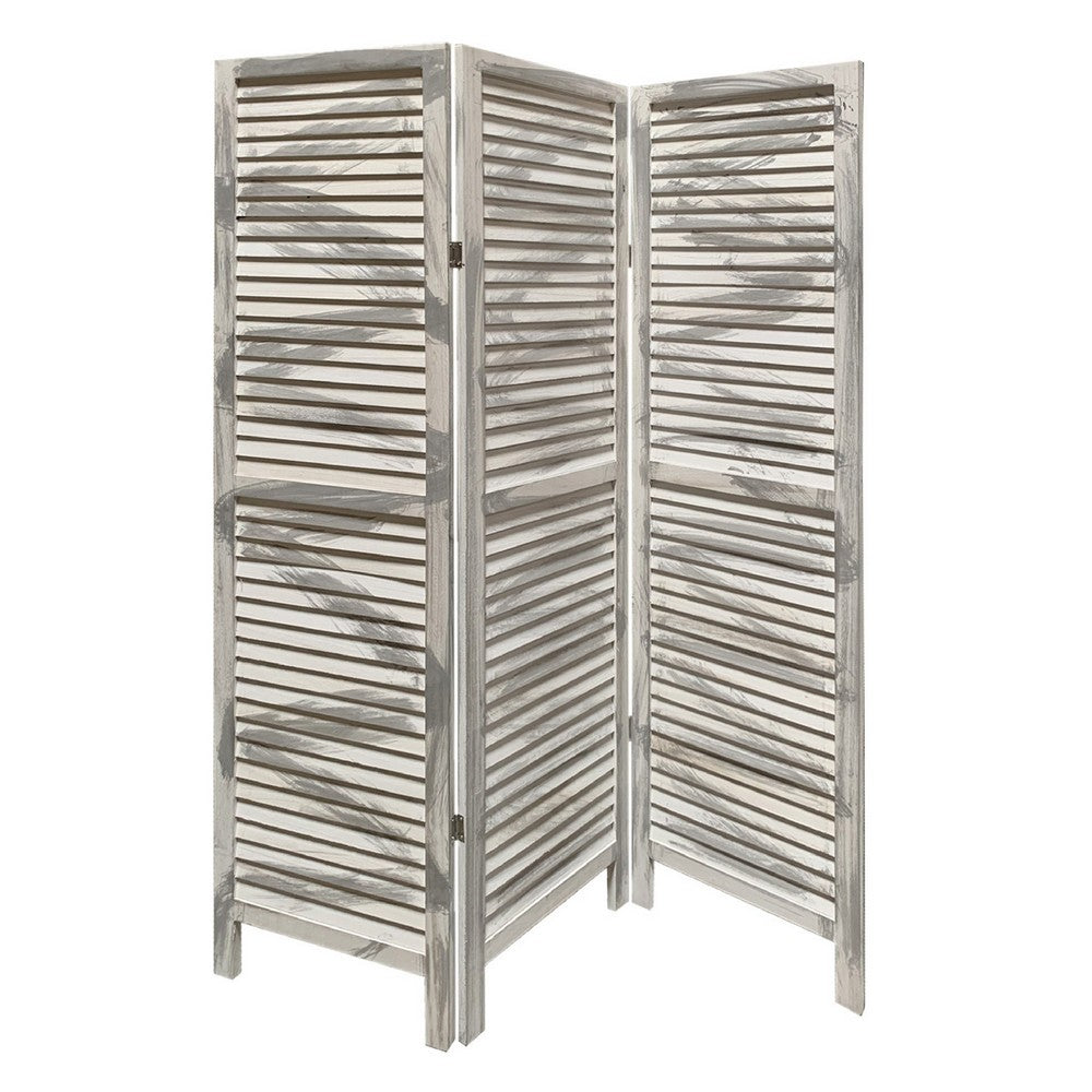 Buy 3 Panel Shutter Screen with Straight Legs Gray | BBB Accredited ...