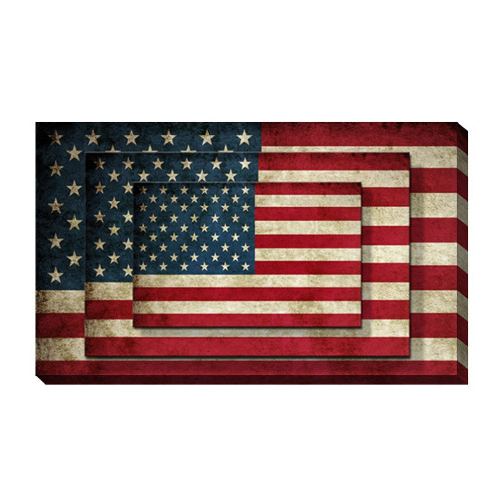 Buy Canvas American Flag Wall Art Multicolor | BBB Accredited – Casagear