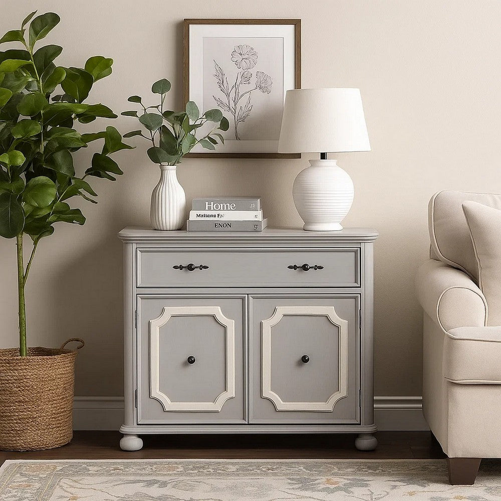 Buy White MDF Cabinet with Double Door Storage | 30 Day Return – Casagear
