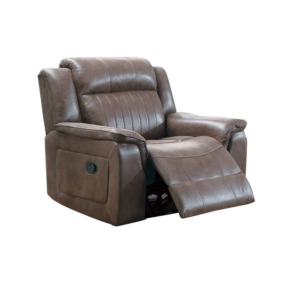 Buy Oya 40" Power Recliner Chair Pull Tab Rich Brown | Free Shipping ...