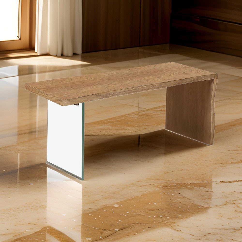 Buy Uvi 68 Inch Writing Desk Glass Leg Brown | BBB Accredited – Casagear