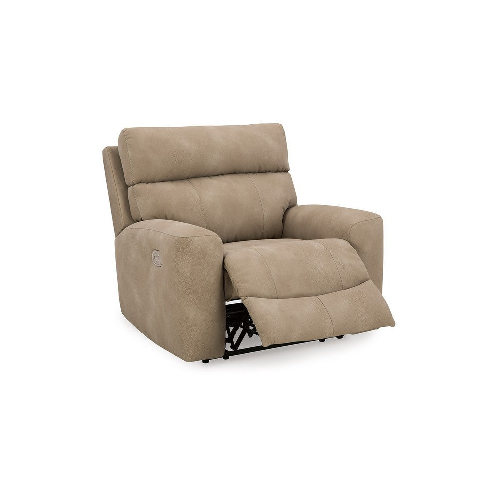 Shop Ashley Corbin Power Recliner USB Brown | Free Shipping – Casagear