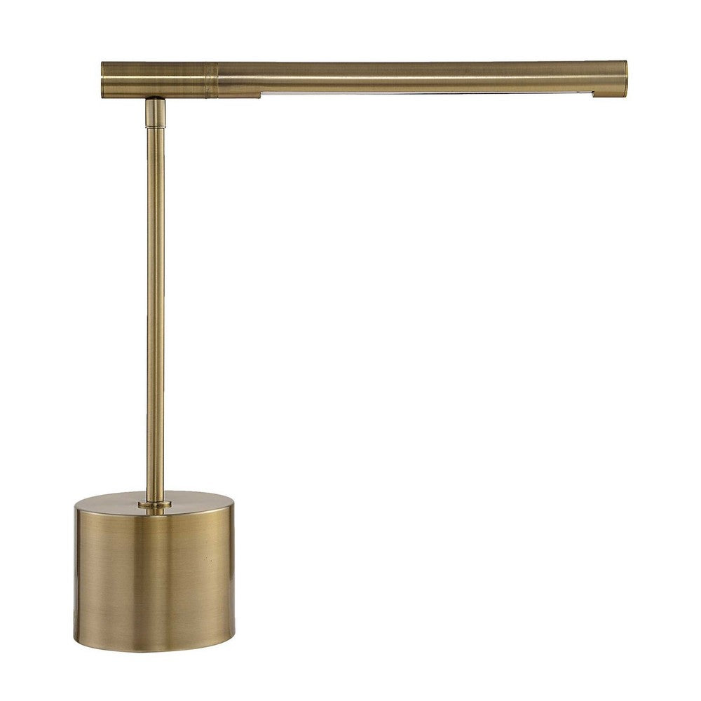 Buy Lra Desk Lamp Rotating Arm LED Antique Brass 17" | BBB Accredited ...
