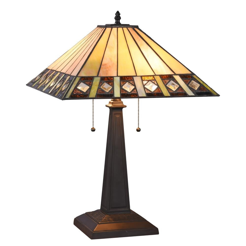 Buy GILES 2 Light Mission Table Lamp 16 Inch Shade | Free Shipping