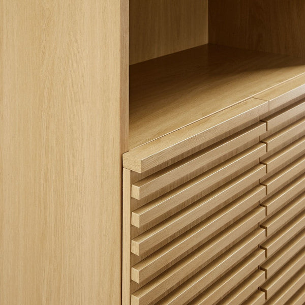 Buy Tall Bathroom Storage Cabinet Oak by Modway | Fast Shipping – Casagear