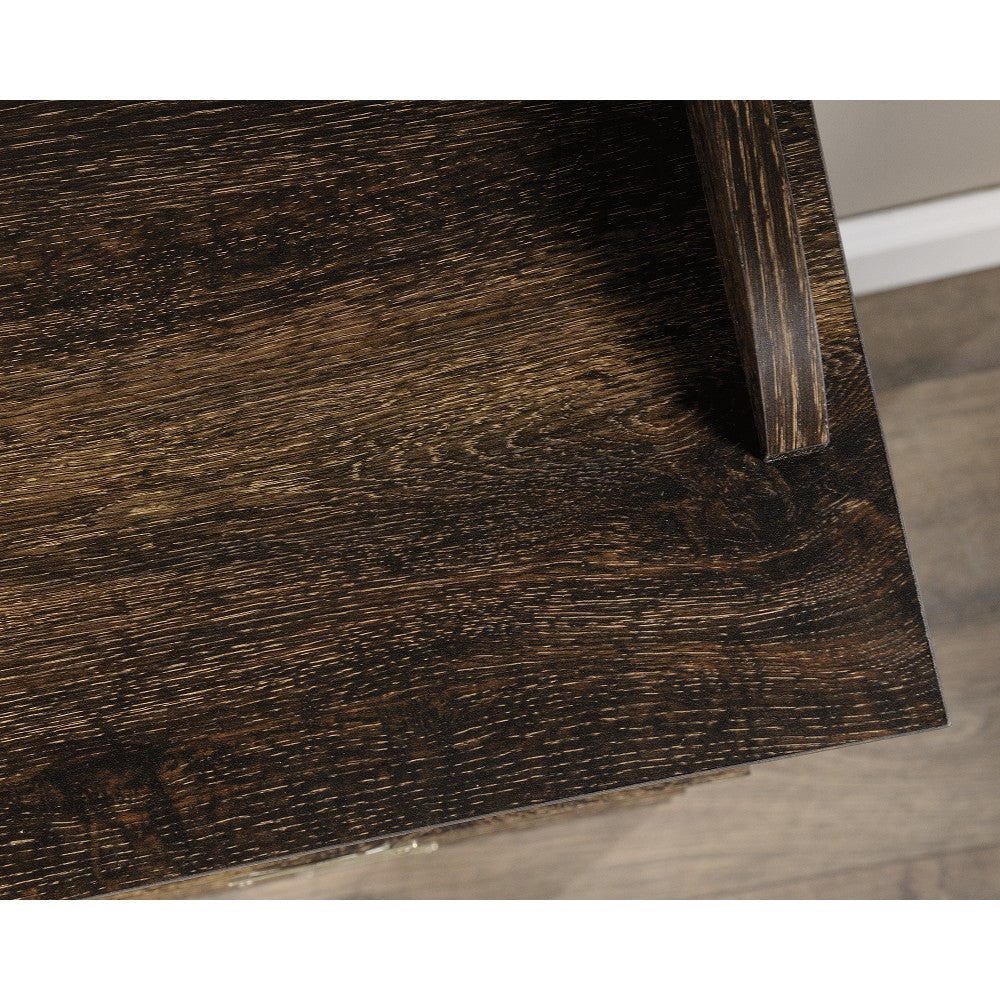 Buy Barrister Lane Horizontal Bookcase Iron Oak | 30 Day Returns – Casagear