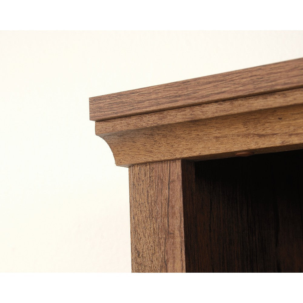 Buy 5-Shelf Bookcase with Doors Vintage Oak | BBB Accredited