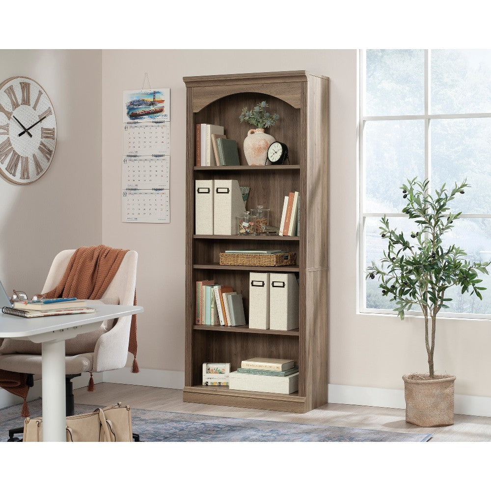 Buy Arch 71" 5-Shelf Bookcase Salt Oak | Free Shipping – Casagear