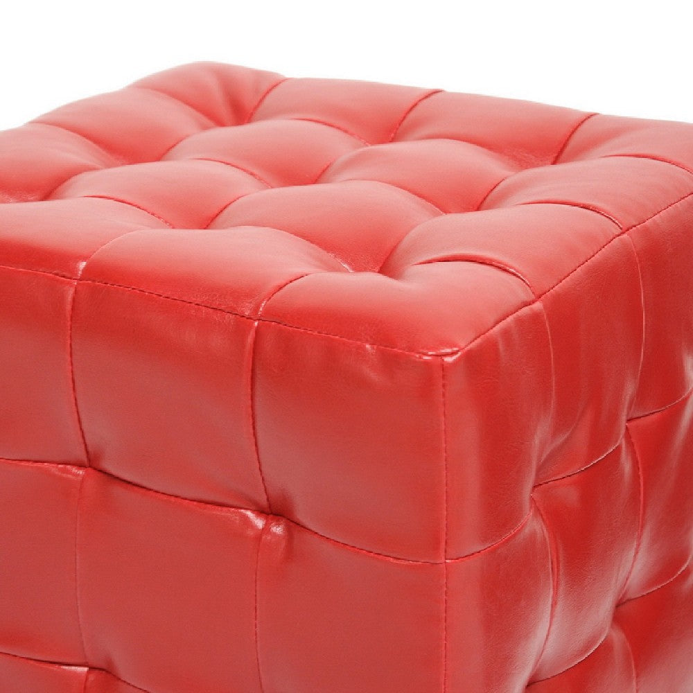 Buy Baxton Studio Red Cube Ottoman Set of 2 | BBB Accredited – Casagear