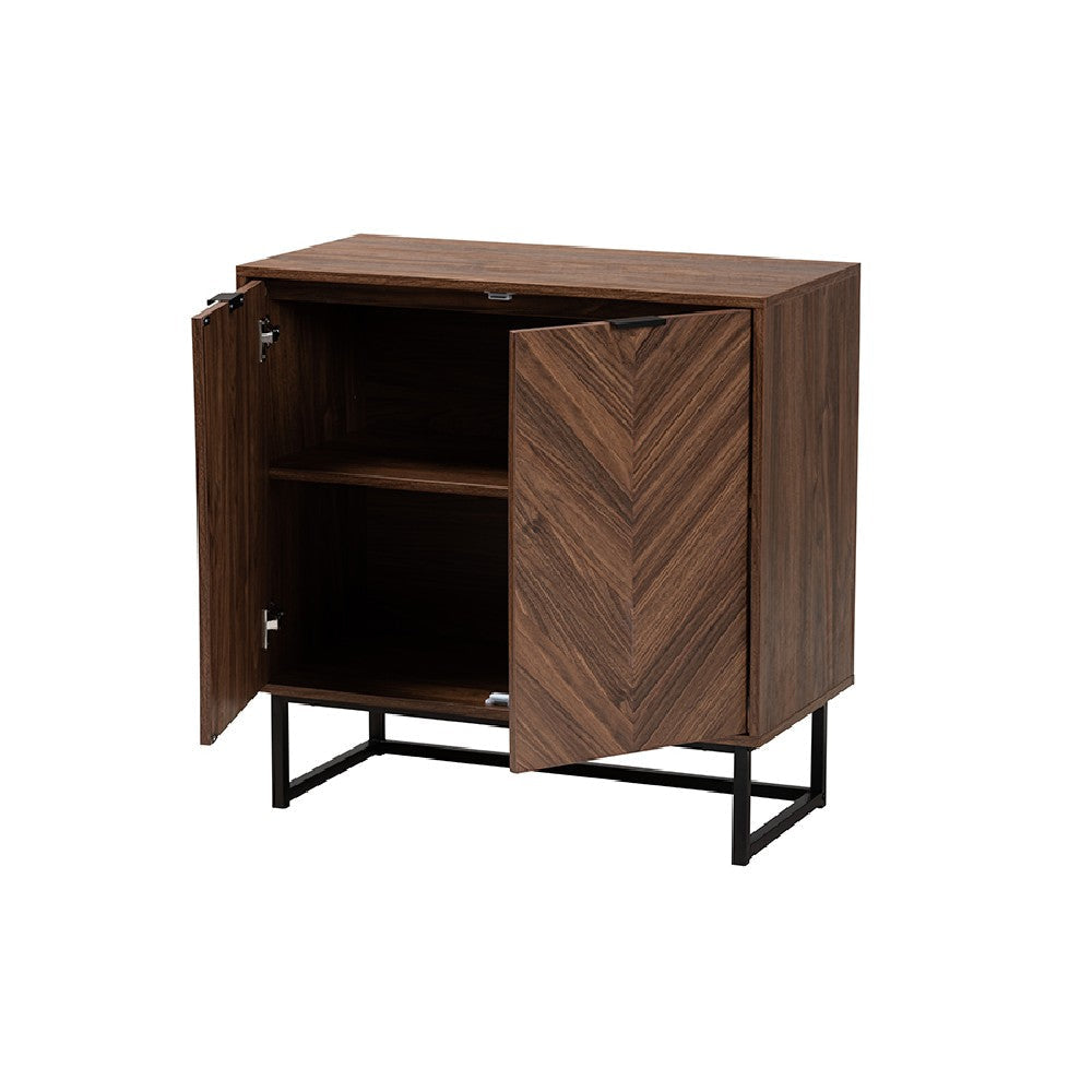 Buy Sadia Walnut Brown Storage Cabinet | Free Shipping